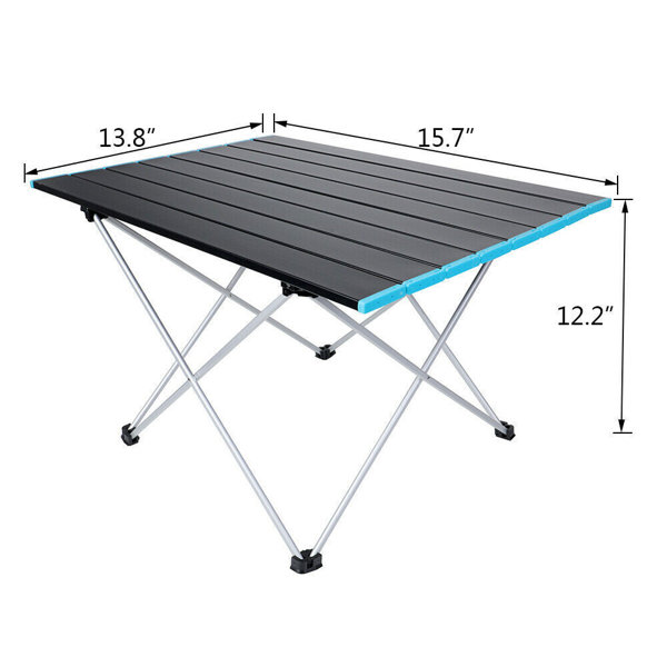 Boshen Rectangular Portable Folding Table | Wayfair